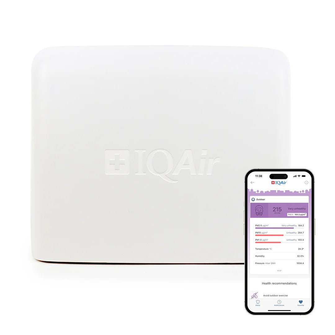 IQAir Air Visual Pro (Outdoor) – BreatheEasy Consultants Pvt. Ltd.